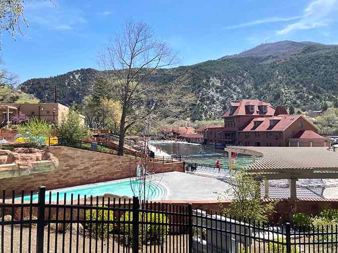 Mountains, warm water, and absolutely nowhere you need to be, this is peak Colorado living.