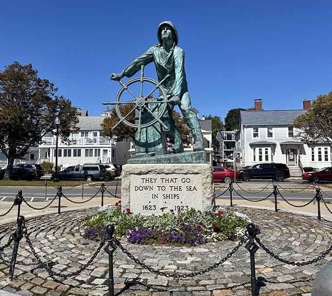 The Fishermen's Memorial stands as a powerful reminder that some jobs require courage we can barely comprehend from our desks.