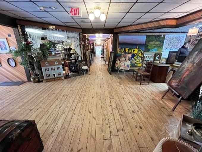 These hallways stretch on like a choose-your-own-adventure book, except every choice leads to something interesting and unexpected.
