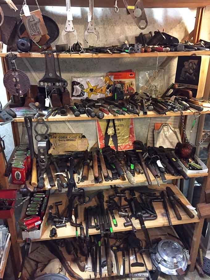 Every wrench and plane tells stories of craftsmen who built things meant to outlast their own lifetimes.