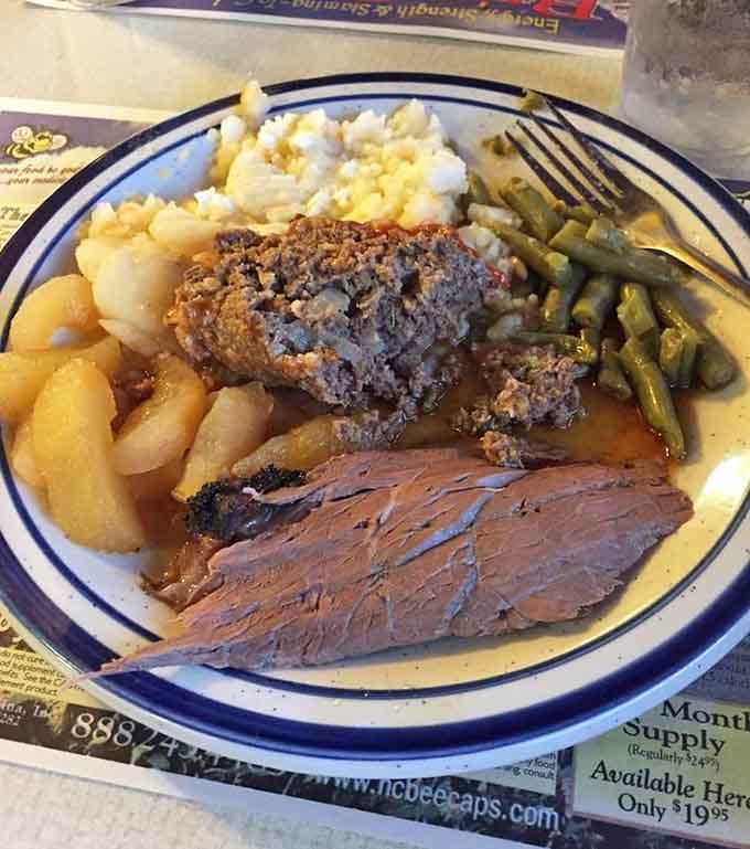 Roast beef, meatloaf, and all the fixings prove that comfort food doesn't need to be complicated to be perfect.