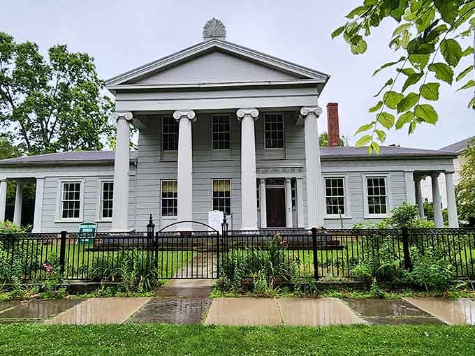 This Greek Revival beauty stands as proof that good architecture never goes out of style, unlike your haircut.