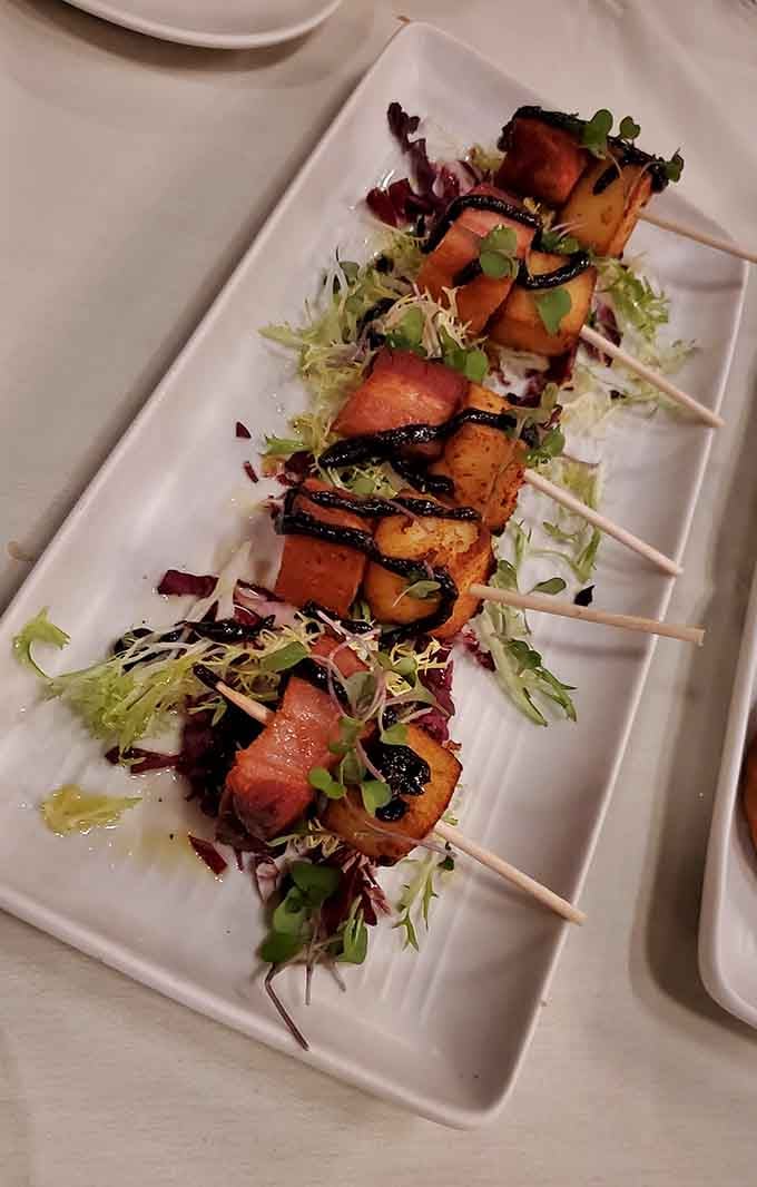 Crispy pork belly so perfectly prepared, it might just ruin regular bacon for you forever, fair warning there.