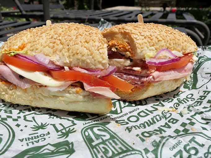 Turkey never looked this good, layered generously between bread that knows its purpose in life.