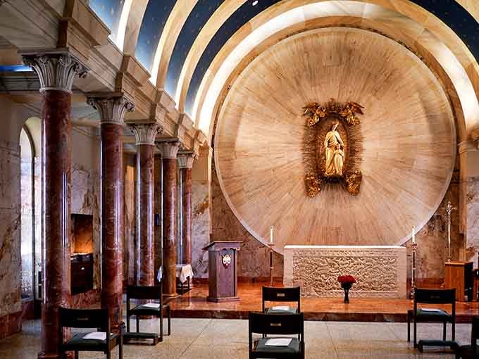 Modern sacred spaces blend contemporary design with timeless devotion, proving beauty comes in many architectural flavors.