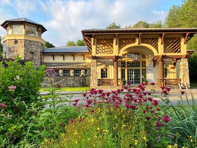 The Roger Tory Peterson Institute celebrates nature and art in a building that looks like it belongs in a fairytale.