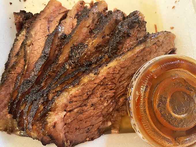 That bark, that smoke ring, that glistening perfection proves brisket is indeed the king of barbecue.