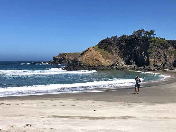 A beach so pristine, you'll wonder why everyone's fighting for parking at the famous spots down south.