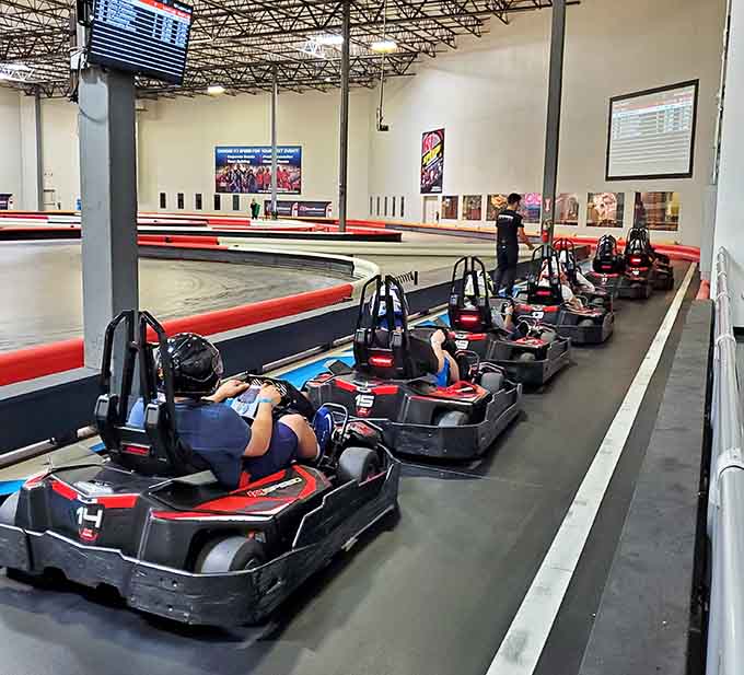 The starting grid where friendships are tested and family rivalries are born in the best possible way.