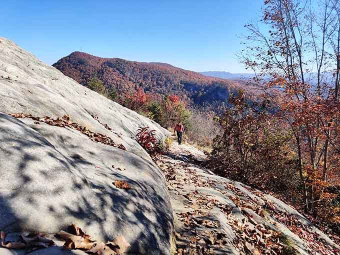 Sweeping mountain vistas from the ridgeline make you understand why people write songs about these hills.