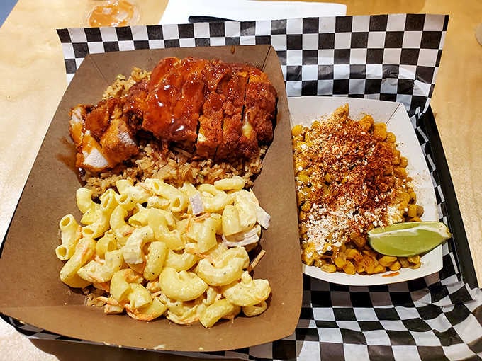 That glistening Chicken Katsu over fried rice is comfort food that bridges cultures with delicious results every time.