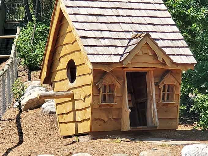These whimsical playhouses look straight out of a storybook, giving kids their own miniature village to explore and imagine.