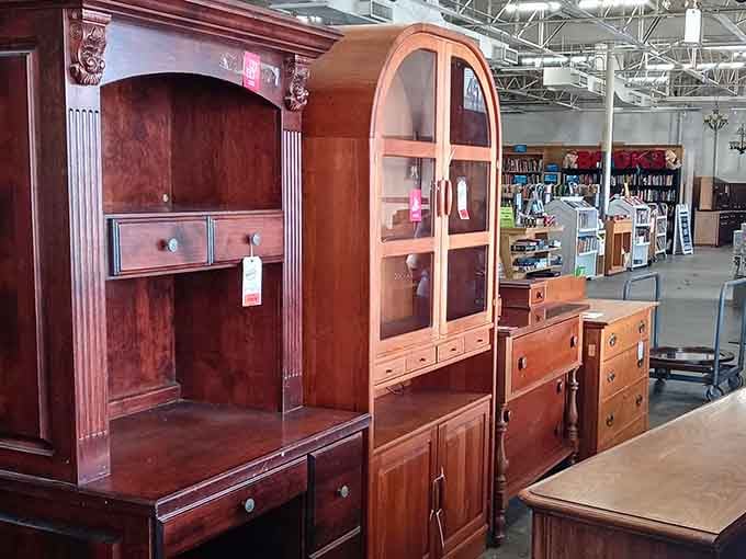 Furniture with curves and character that modern flat-pack pieces can only dream about achieving in their manufactured lifetimes.