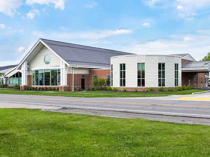 The Lorain Public Library proves that community gathering spaces don't need to cost taxpayers a fortune.