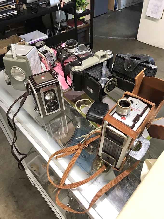 Vintage cameras that captured memories before smartphones made everyone a photographer, now seeking new adventures.