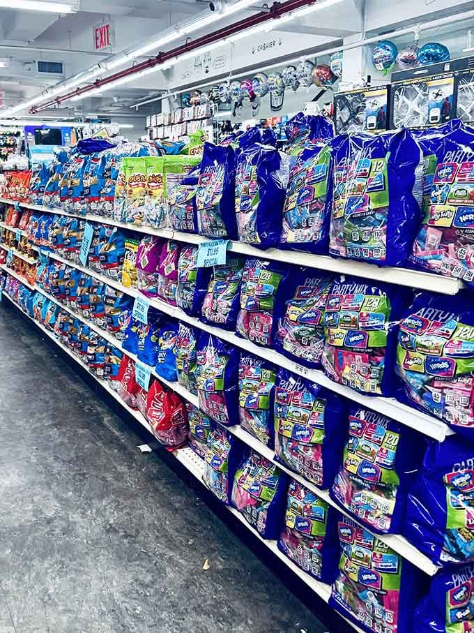 Candy aisles that transport you straight back to childhood, when life's biggest decision was chocolate versus fruity.