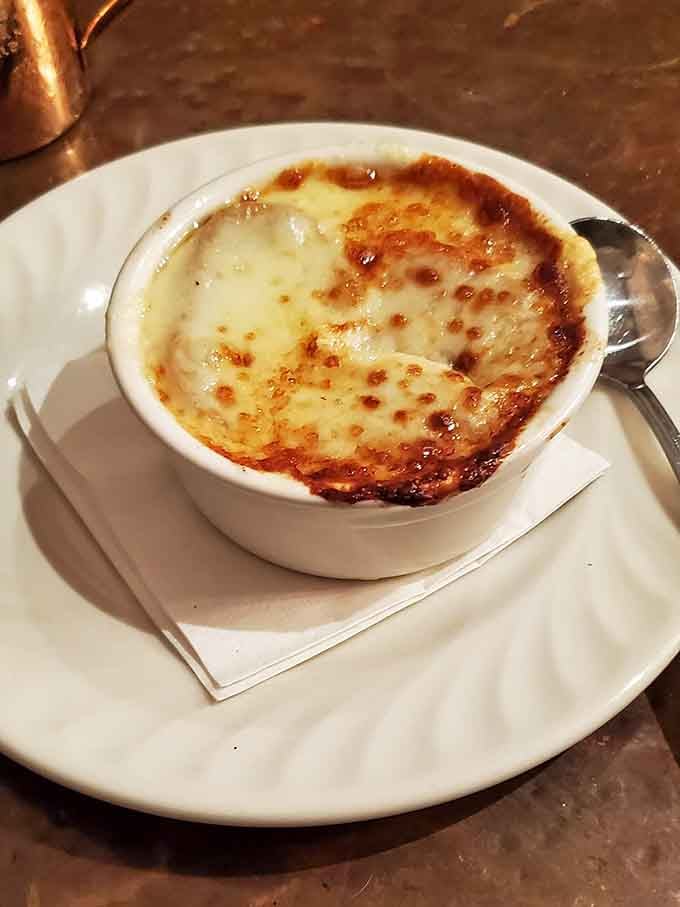 When the cheese bubbles like this, you know someone in the kitchen actually cares about your happiness.