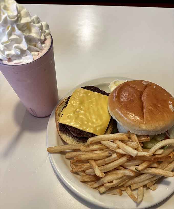 Sometimes you need a burger, fries, and a milkshake at 2 a.m., and nobody's going to judge you here.
