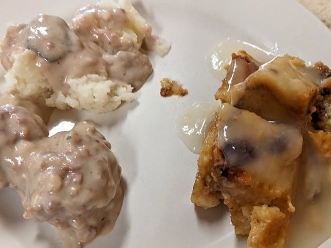 Tender meatballs swimming in gravy, because sometimes the simplest things are exactly what your soul needs most.