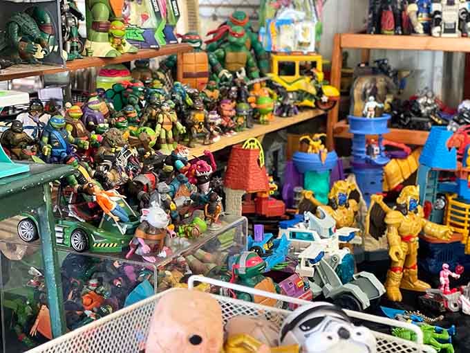Teenage Mutant Ninja Turtles assembled in formation, ready to transport you straight back to Saturday morning cartoons and simpler times.