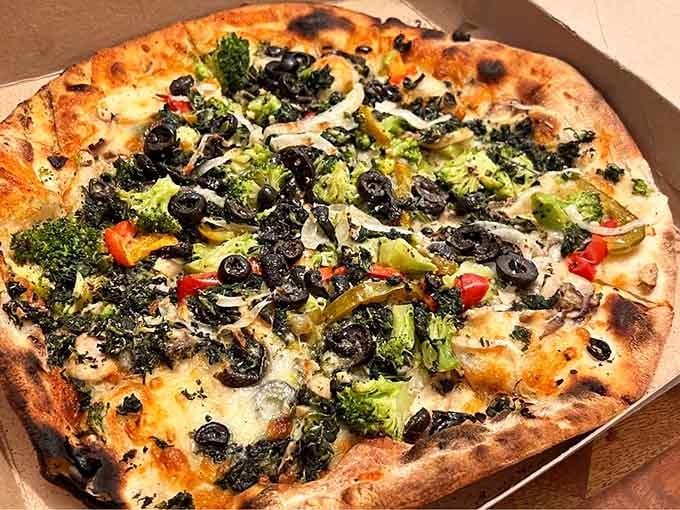 The Veggie Bomb proves vegetables can steal the show when they're charred to perfection like this.