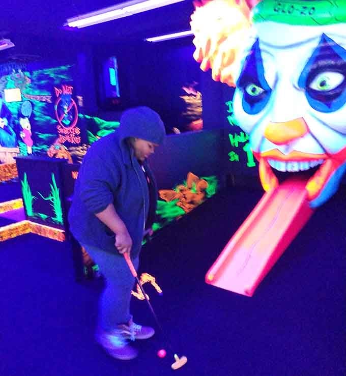 Concentration meets chaos when that grinning clown watches your every move with those unnervingly bright eyes.