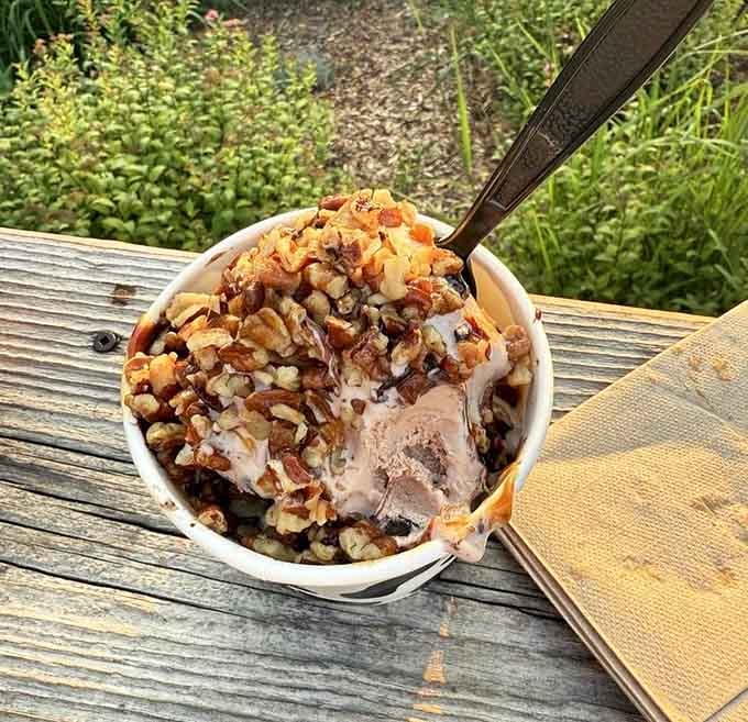 This sundae has more layers than your favorite movie plot, and every single one tastes absolutely incredible.