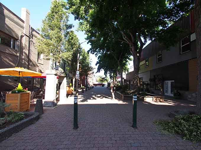 These pedestrian-friendly streets remind you that walking was humanity's original transportation app, no updates required.