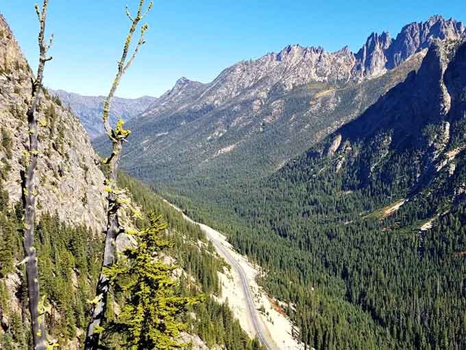 These peaks look like they were designed by someone who thought regular mountains were just too boring.
