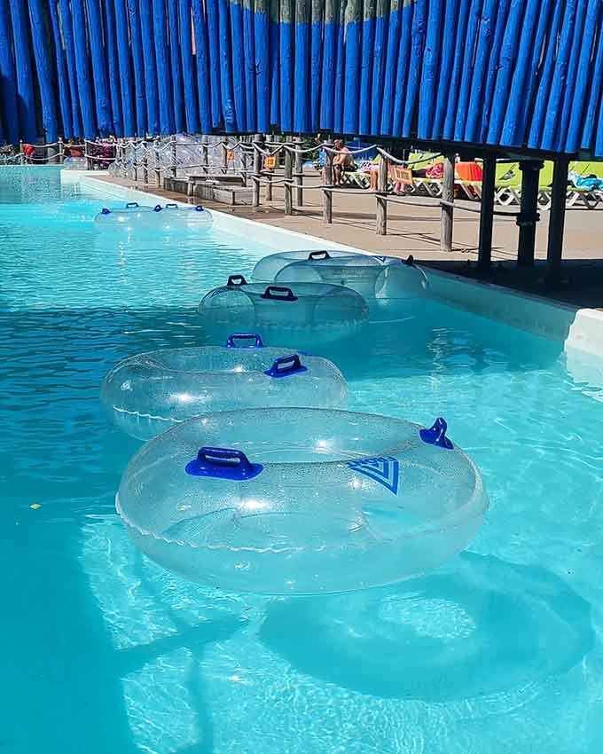 These trusty tubes are your passport to relaxation, assuming you can catch one before someone else does.