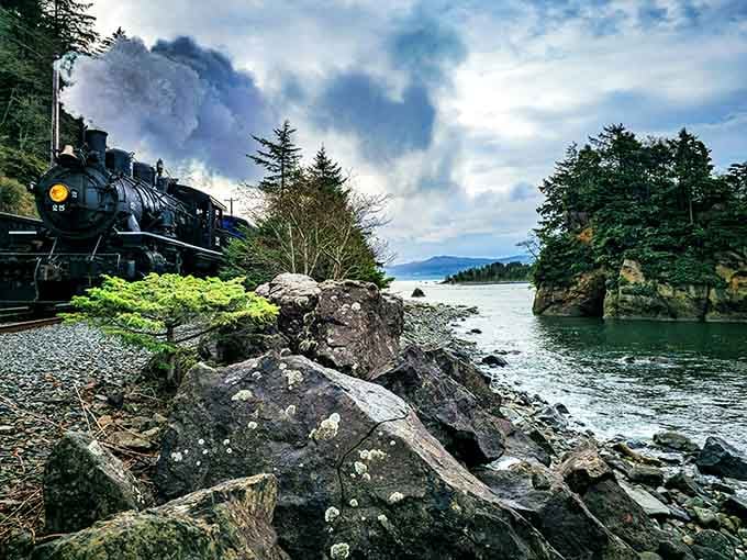 Steam billowing, whistle calling, and views that make you forget what year it is, in the best way.