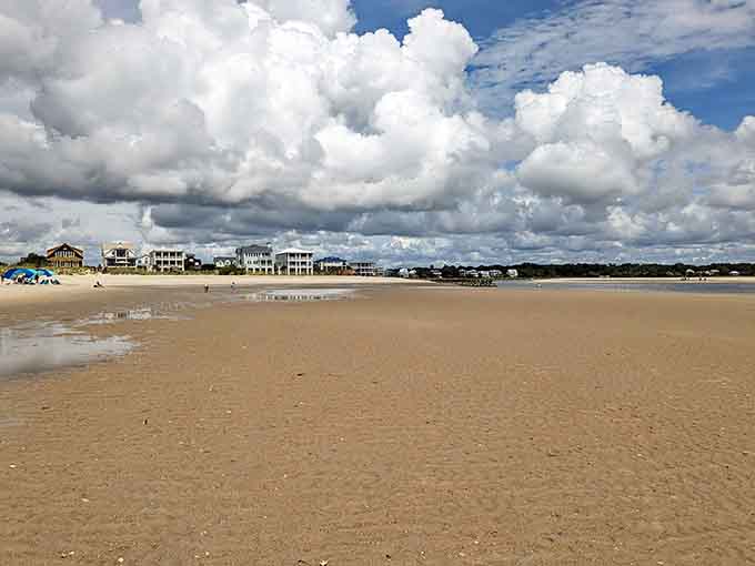 Wide open beaches where you can actually spread out without your towel touching three strangers' beach umbrellas.