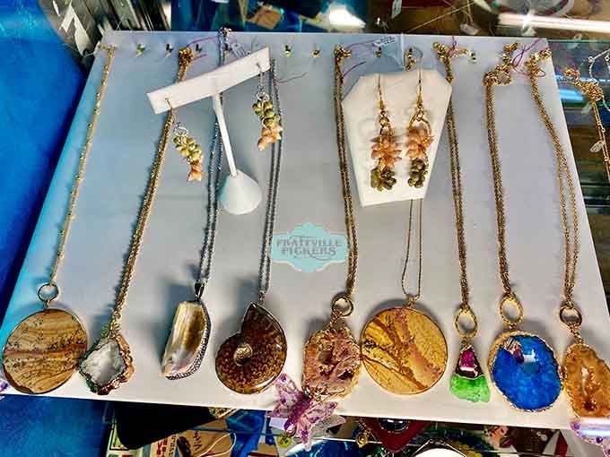 These aren't costume jewelry; they're wearable art pieces that make modern mall accessories look like they're not even trying.