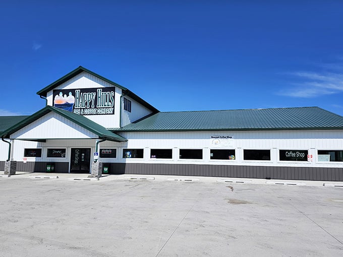 Happy Hills proves that gas stations can actually be destinations when they add quality coffee to the equation.
