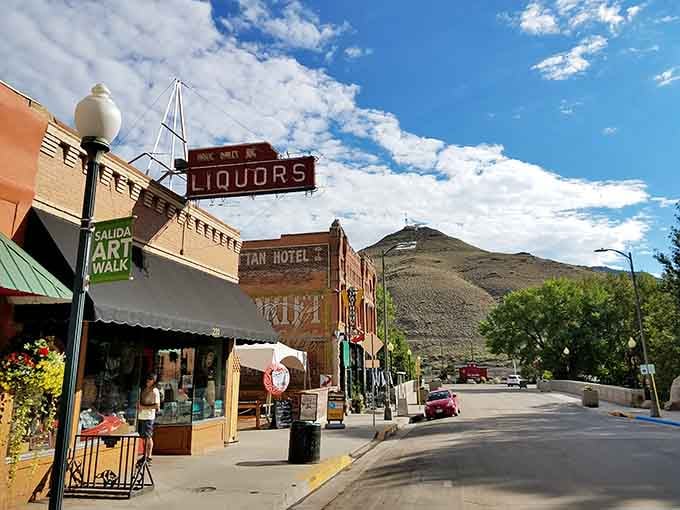 Historic buildings housing modern businesses: it's like time travel, but with better coffee and working plumbing.