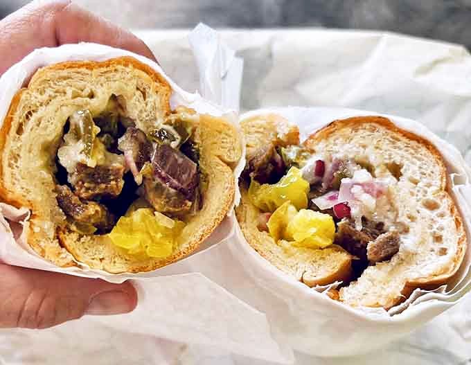 A vegan cheesesteak so convincing, you'll do a double-take at the menu to confirm.