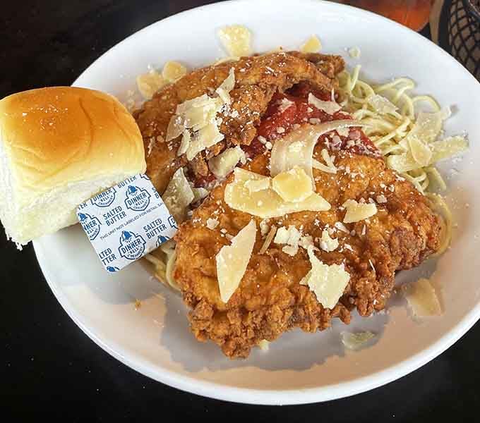 Fried chicken meets Italian romance in this parmesan-crusted masterpiece that'll make you question everything you thought you knew.