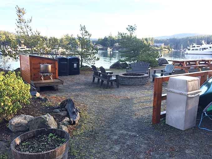 Fire pits and waterfront views: the original streaming service, and the content never gets old.