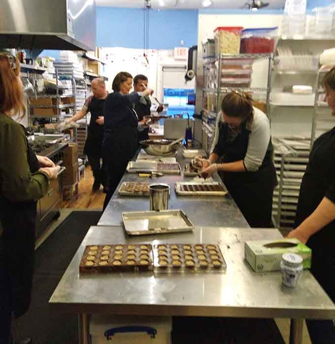 Behind-the-scenes chocolate making: where the magic happens and willpower goes to die, happily.