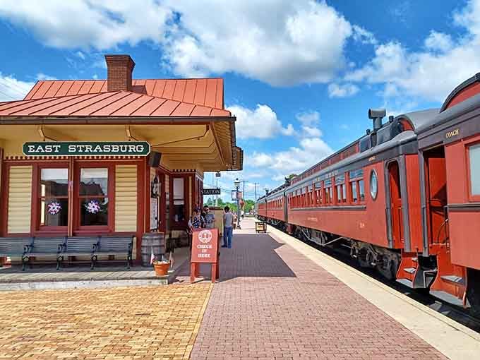East Strasburg Station welcomes visitors with Victorian charm and none of the pretension you'd expect from such elegance.