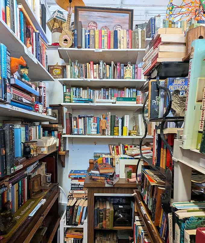 Floor-to-ceiling books offer that distinctive old paper smell that Kindle just can't replicate, sorry technology.
