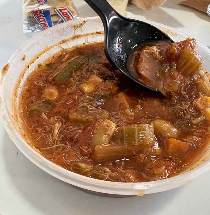 This crab soup is what happens when Maryland's seafood heritage crashes a barbecue party, beautifully.