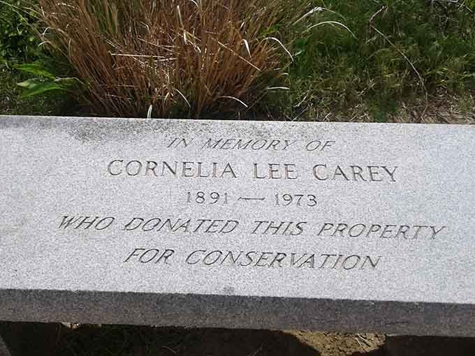 Someone loved this land enough to preserve it forever, and we're all beneficiaries of that generous vision.