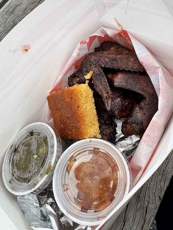 Wings that took the scenic route through the smokehouse instead of the usual deep fryer express lane to flavor.