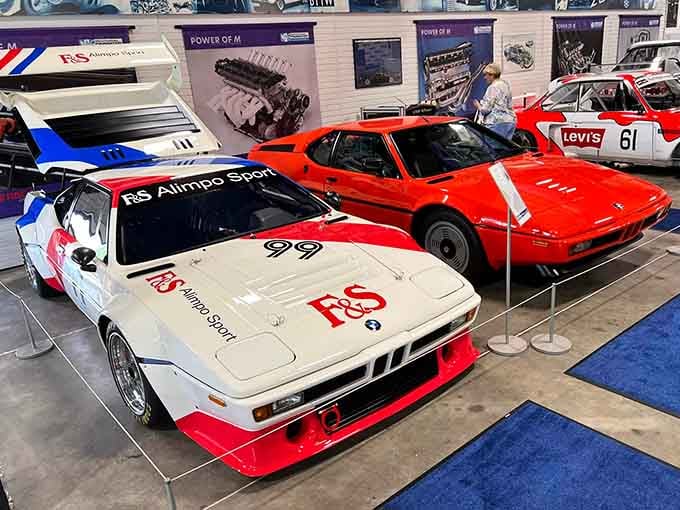 Racing liveries tell stories of track battles and checkered flags from circuits around the world.