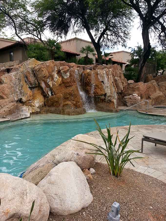 Mother Nature called&mdash;she wants her waterfall back, but the resort politely declined to return it.
