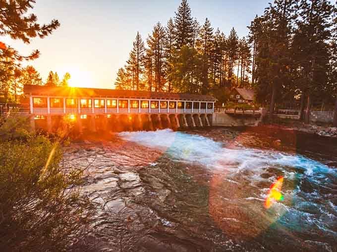 Golden hour on the Truckee turns the whole experience into something almost too beautiful to be real.
