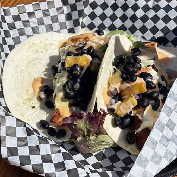 Grilled mahi tacos bring the ocean to the desert, proving geography is just a suggestion anyway.