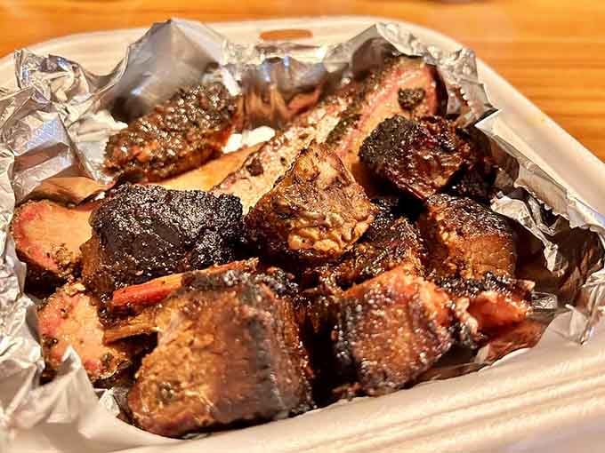 Burnt ends so tender and flavorful, they'll make you reconsider everything you thought you knew about barbecue.