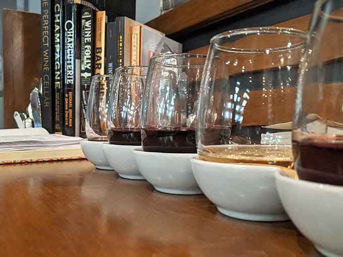 A wine flight paired with books creates the kind of multitasking that actually improves your life.